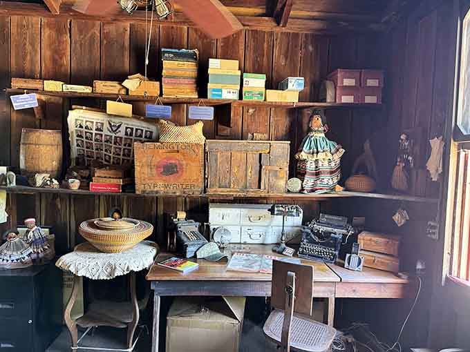 Vintage typewriters and dusty books create a writer's paradise, minus the overpriced coffee and pretentious poetry readings we've come to expect.
