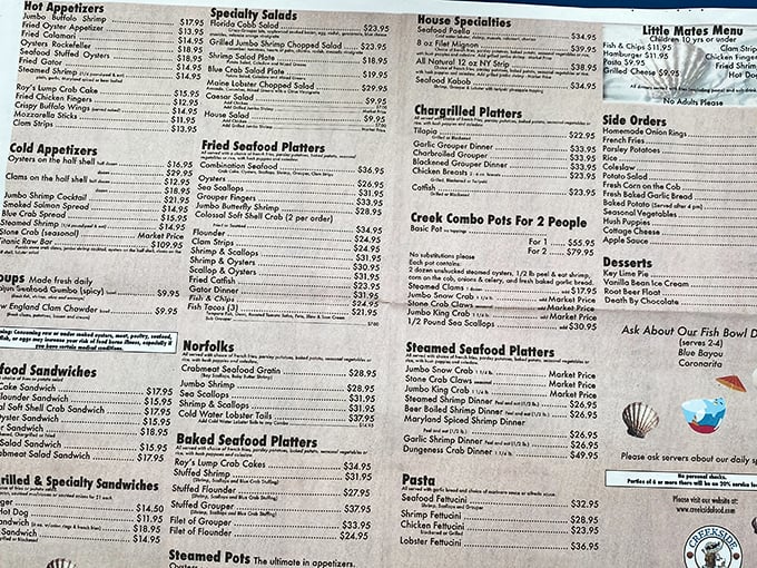 The menu reads like a love letter to the ocean &ndash; offering everything from raw bar delicacies to Greek-inspired seafood pots.