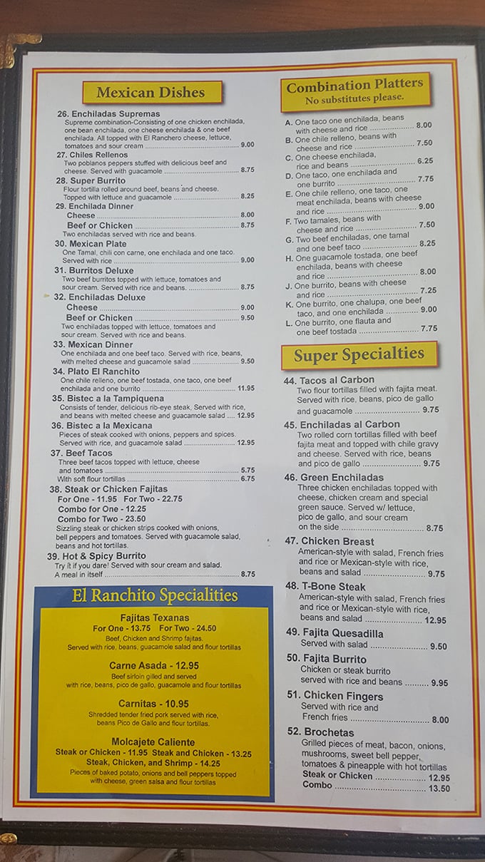 The menu reads like a love letter to two culinary traditions, with specialties that bridge borders and satisfy cravings.