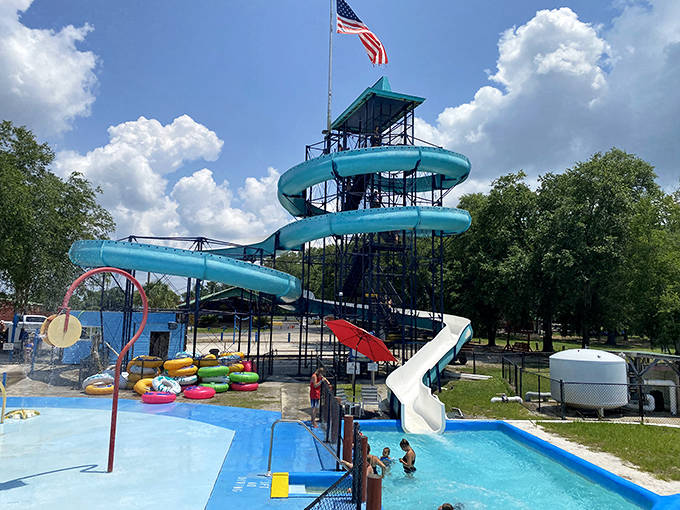 Three stories of twisting, turning joy. This aquatic thrill ride proves that sometimes the best waterparks aren't attached to $200 theme park tickets.