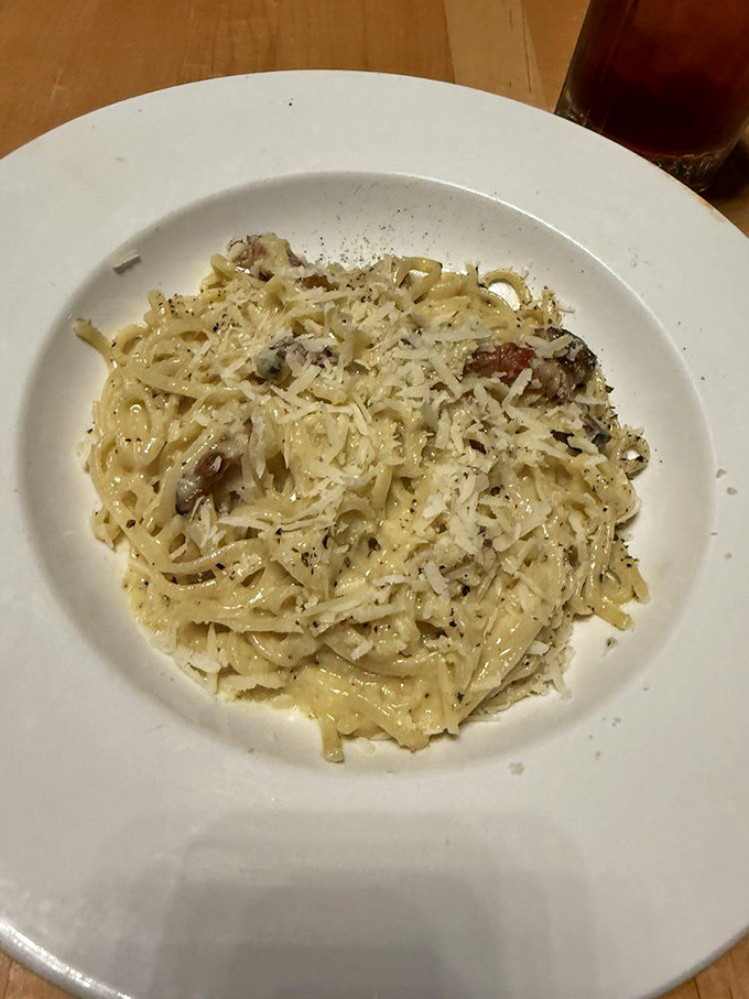 This isn't your ordinary pasta &ndash; it's a creamy carbonara that would make any Italian grandmother nod in silent approval.