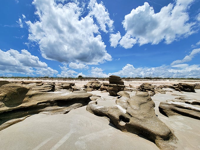 Wind and water have carved these formations over millennia, proving nature's the original master sculptor.