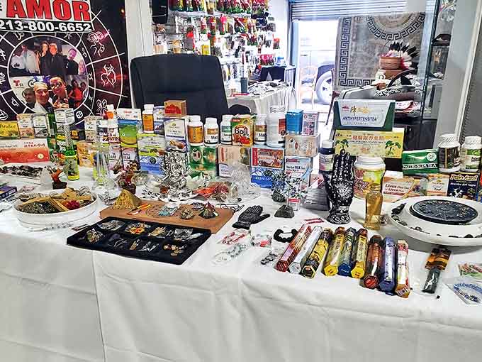 Mystical merchandise awaits the spiritually curious &ndash; remedies, potions, and magical solutions that Whole Foods wouldn't dare stock.