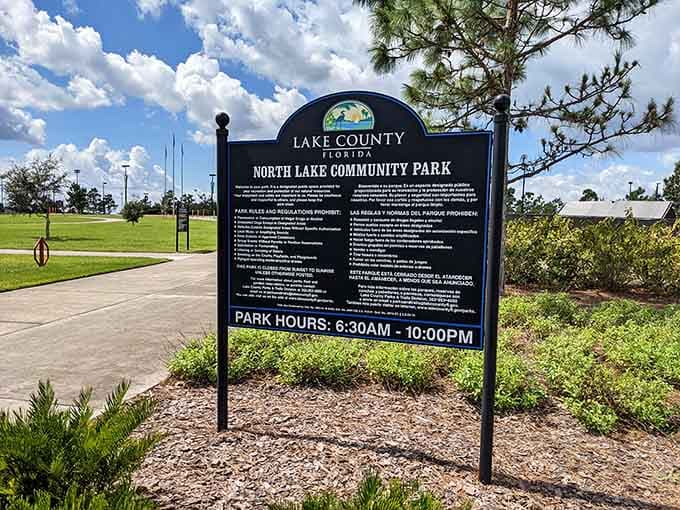 The sign says it all: this Lake County treasure offers everything from dog parks to hiking trails, basically a choose-your-own-adventure book in park form.