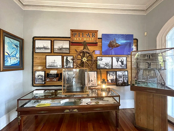 Maritime memories: The Pilar exhibit showcases Hemingway's beloved fishing boat, inspiration for some of his greatest adventures.