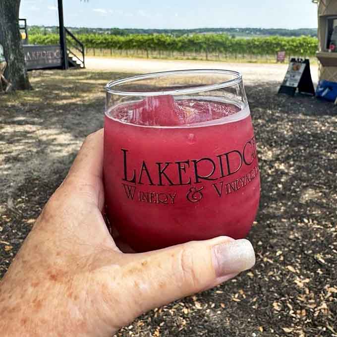 Nothing says "Florida wine innovation" quite like a frosty wine slushy – the perfect rebellion against stuffy wine traditions on a hot day.