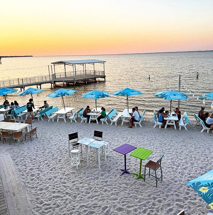 Beachside dining at its finest, where fresh seafood tastes even better with your toes in the sand and the sunset providing mood lighting.