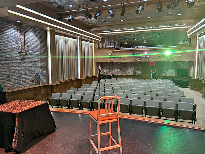 From this angle, performers see what keeps them coming back &ndash; an audience space where connection isn't just possible, it's inevitable.