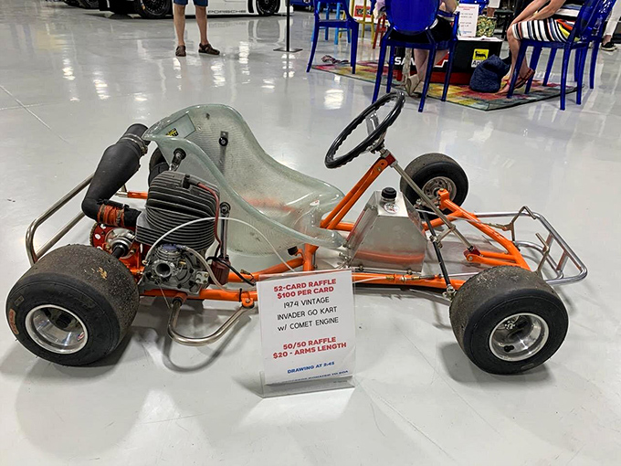 A piece of racing history sits on display &ndash; this vintage go-kart reminds us how far the sport has come while still maintaining its pure, unadulterated joy.