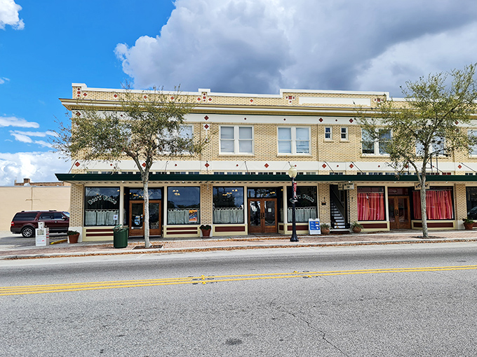 Historic downtown Sebring features charming storefronts that have maintained their early 20th century character through careful preservation.