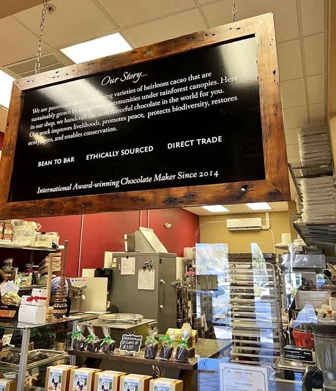 The bean-to-bar process comes alive at Castronovo, where chocolate making is both science and art combined perfectly.