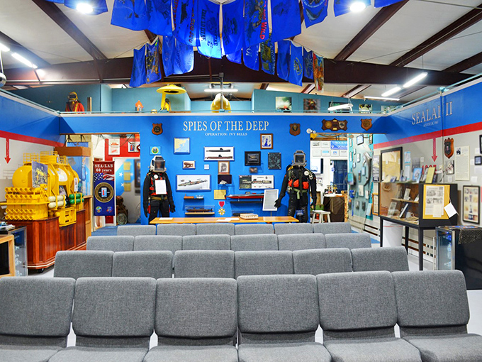 The "Spies of the Deep" exhibit room reveals how underwater technology played a crucial role during the Cold War &ndash; James Bond, eat your heart out!