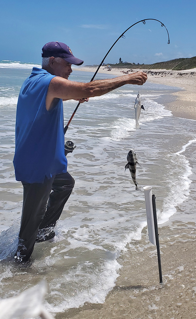 The fish are practically jumping onto the hook! This spot offers the same bounty that sustained explorers centuries ago.