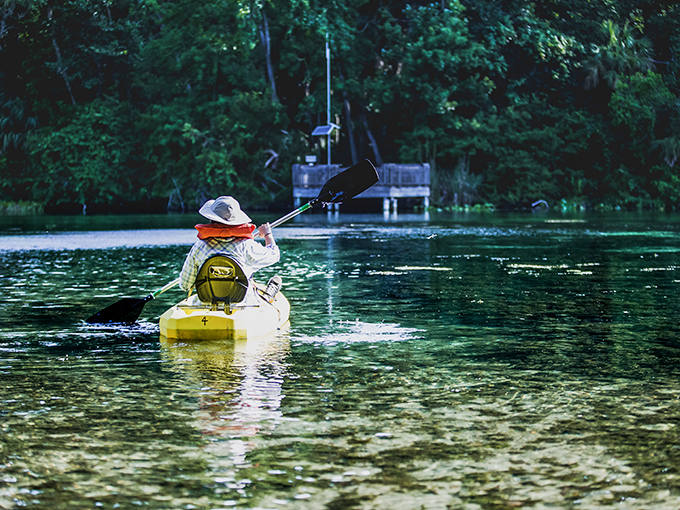 Paddling through pristine waters, this kayaker discovers Florida as it was before theme parks and turnpikes took over.