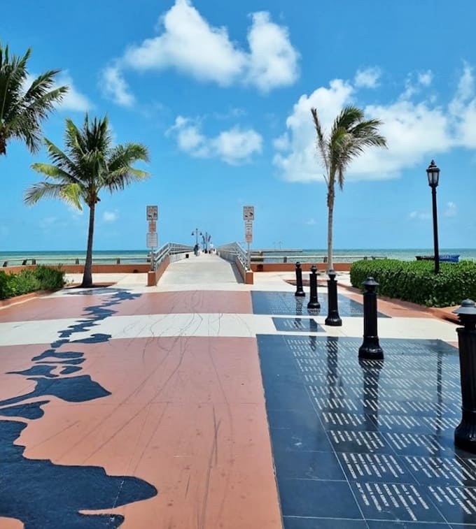 The pier stretches toward turquoise waters, reminding visitors why everyone from presidents to writers fell hard for this island.