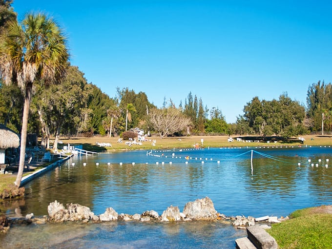 This tranquil spring-fed pool sits waiting like nature's own infinity pool, minus the Instagram influencers and overpriced cocktails.