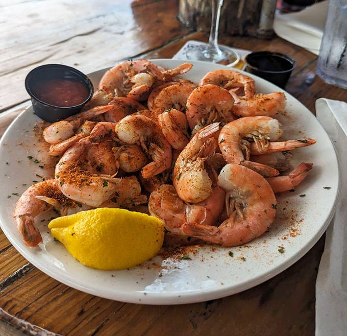 Peel-and-eat shrimp so plump and perfectly seasoned, they're practically begging you to roll up your sleeves and get personal.