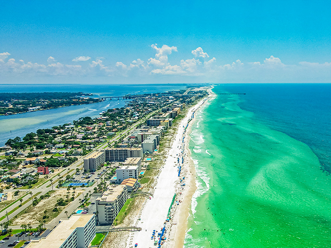 The town's pristine beaches and clear waters create the perfect backdrop for relaxation during the ideal May weather.