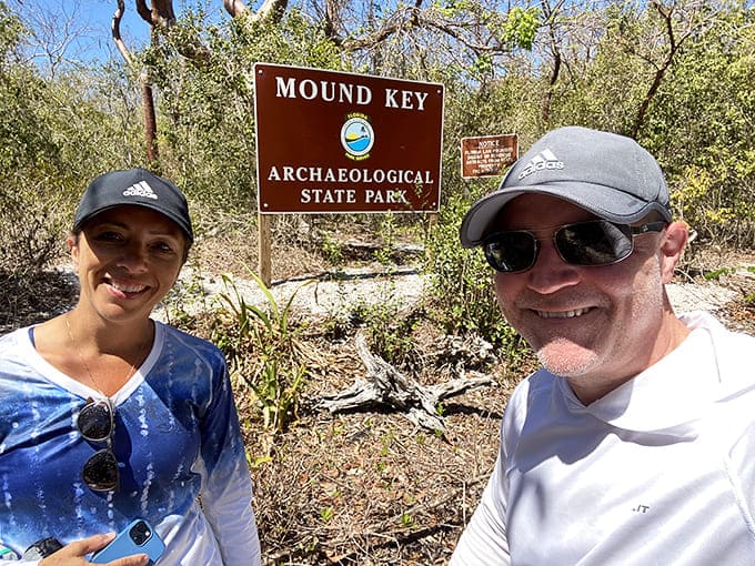 That smile says it all: "I just kayaked to an ancient Calusa capital and all I got was this amazing memory."