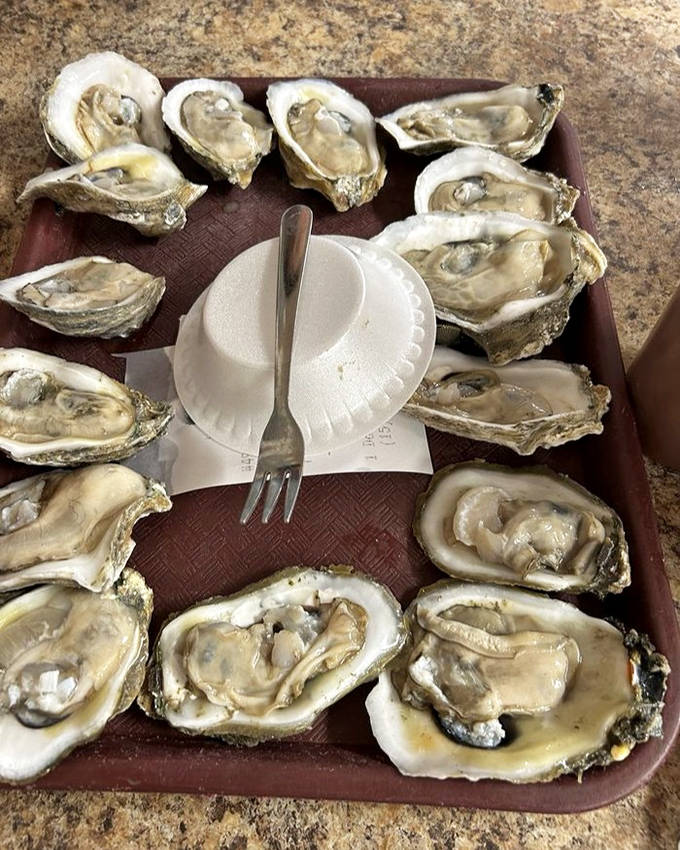 These aren't your dainty, cocktail party oysters. These Gulf beauties are plump, pristine, and practically demand to be slurped with gusto and zero pretension.