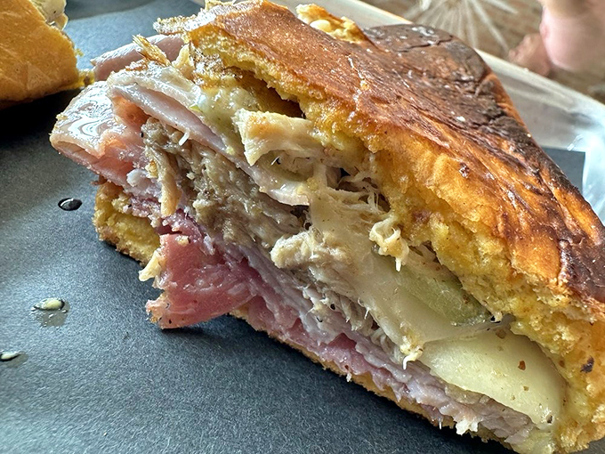 The Media Noche &ndash; the Cuban sandwich's slightly sweeter cousin &ndash; offers the perfect balance of savory meats and cheese on egg bread.