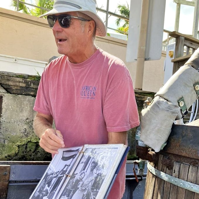 Knowledgeable guides share fascinating stories about the boat's cinematic past and its remarkable journey from movie set to beloved attraction.