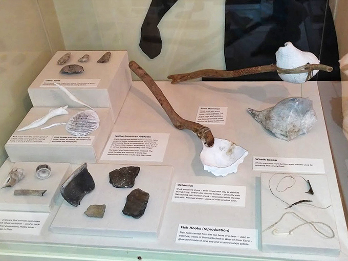 Ancient tools and artifacts tell silent stories of the area's earliest inhabitants, connecting visitors to human history stretching back thousands of years.