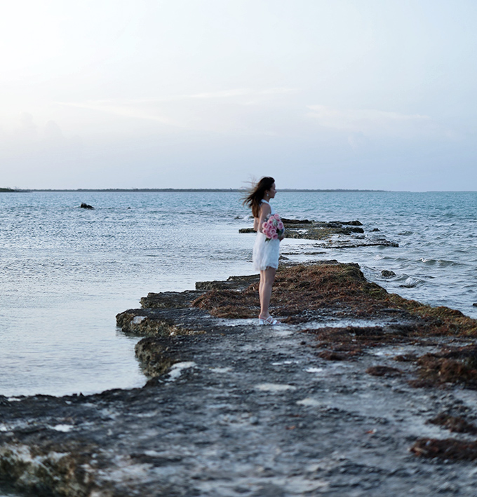 Solitude by design: some moments at Horseshoe Beach feel like the ocean created a private showing just for you.