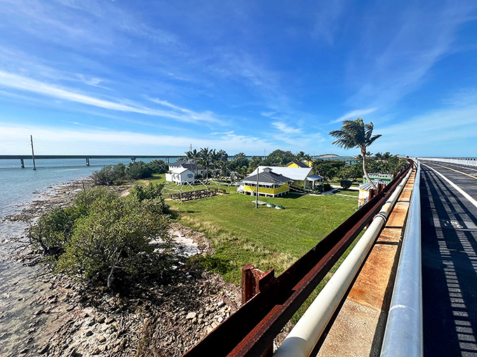 The 2.2-mile journey across the old Seven Mile Bridge offers unparalleled views and a meditative experience far from the hurried mainland pace.