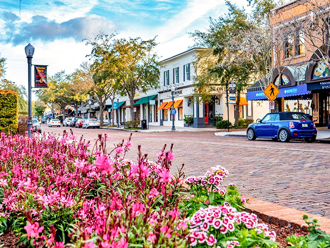 Blooms and brick perfection! Winter Park looks like Martha Stewart designed it after an inspiring European vacation.