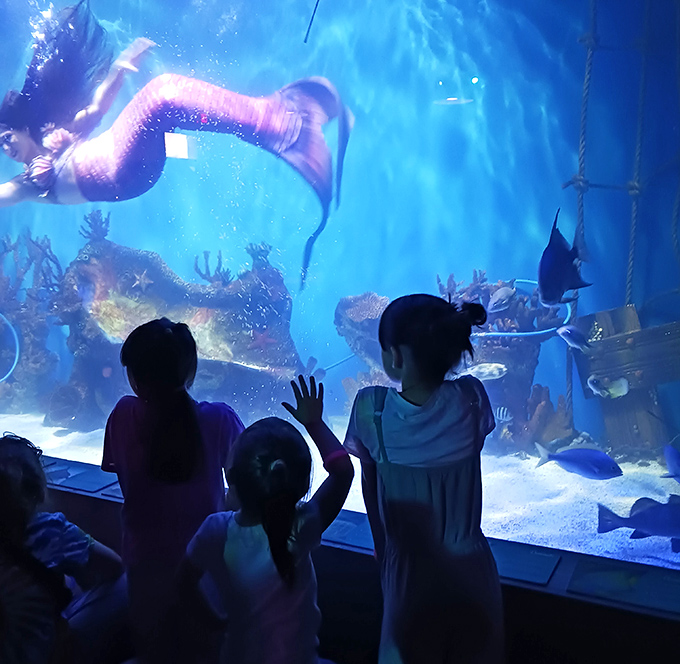 Children experiencing that magical moment when fantasy becomes reality &ndash; or at least a really convincing simulation of it.