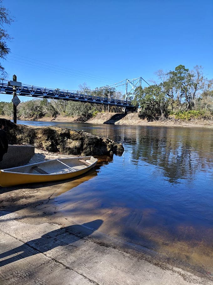 That boat knows what's up, sometimes the best view of a bridge is from below, where you can really appreciate the span overhead.
