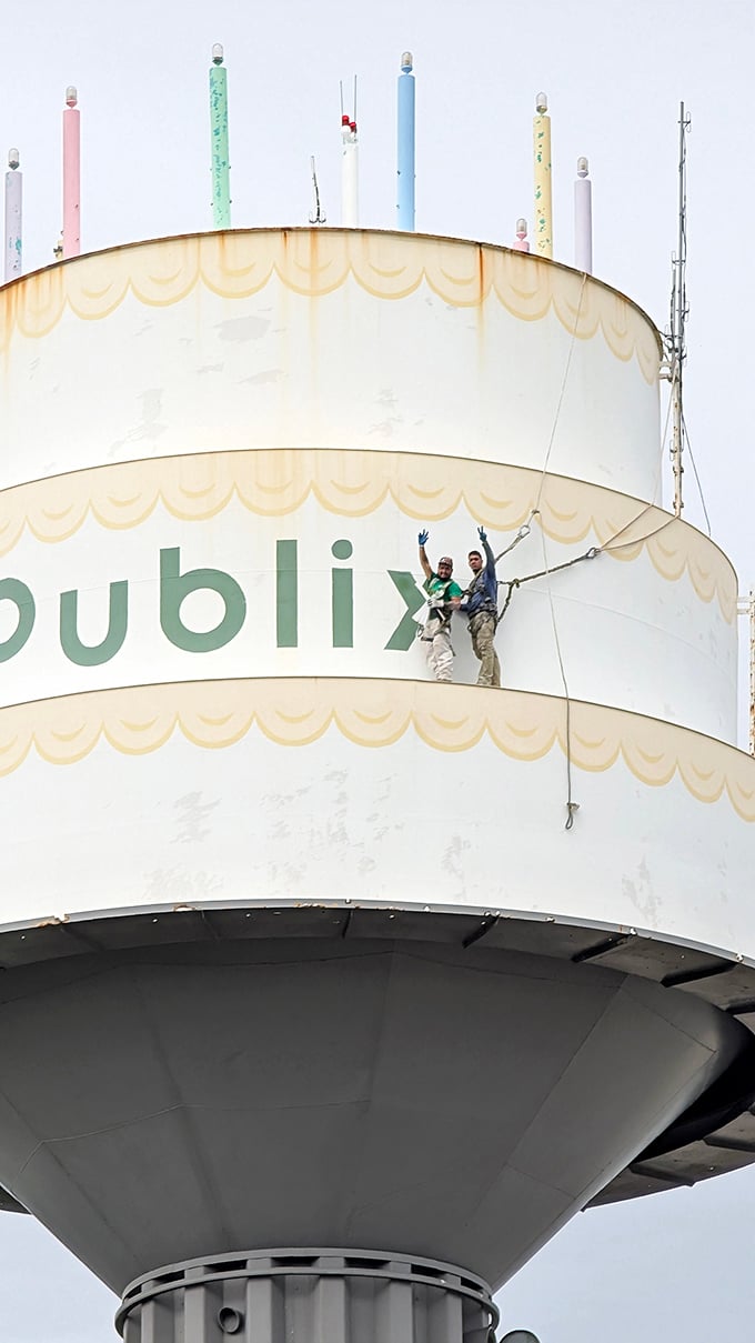 The colorful candles atop this delicious-looking tower add that perfect finishing touch &ndash; because what's a cake without candles?