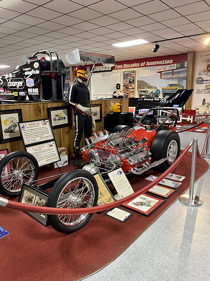 Tommy Ivo's four-engine Buick dragster embodies the "more is better" philosophy with a mechanical madness that's gloriously excessive.