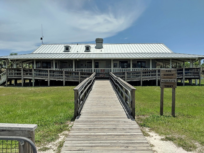 Visitor Center: Island hospitality headquarters &ndash; where friendly rangers share secrets about Caladesi that Google could never tell you.