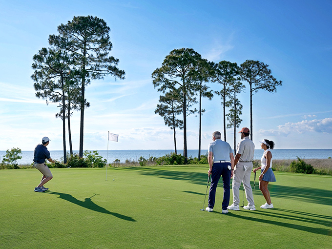 Golfing with a view that makes even a triple bogey feel like a win &ndash; those water hazards are actually worth falling into.