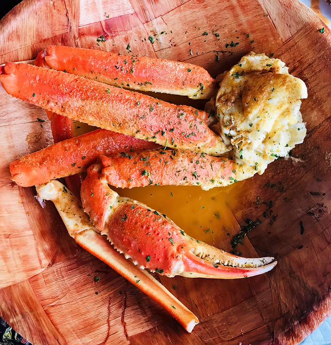 Nature's perfect design &ndash; sweet crab meat protected in segments that crack open to reveal treasures worth every bit of effort.