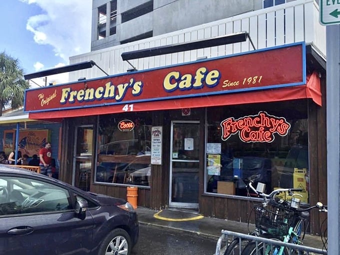 Frenchy's bright red awning and neon signage have welcomed seafood lovers to this Clearwater Beach institution since 1981.