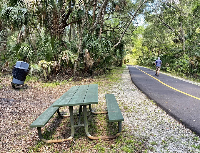The perfect picnic spot awaits just steps from the trail &ndash; Mother Nature's dining room with the best ambiance in town.