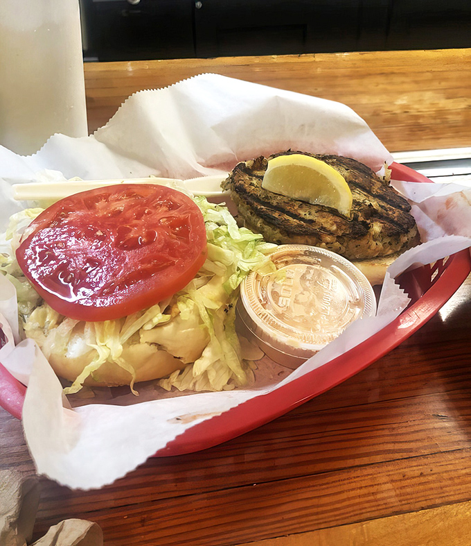 8. crab cake sandwich