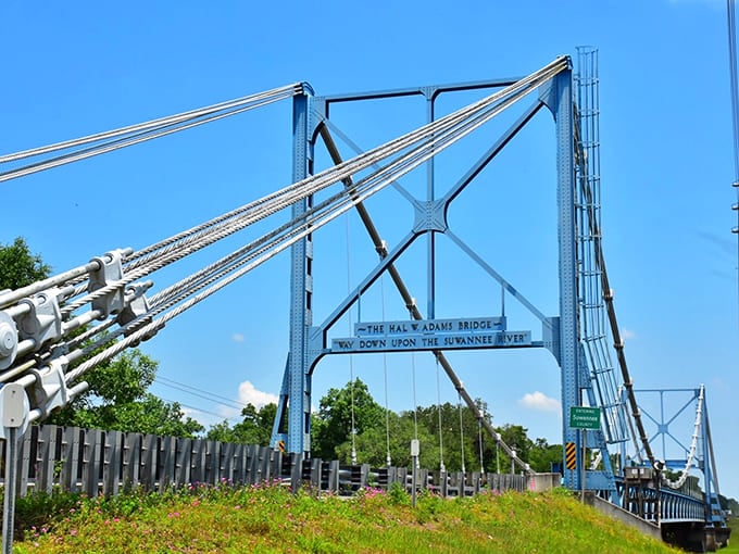 Up close, you can see the details that make this bridge special, the craftsmanship that's kept it standing through decades of Florida weather.