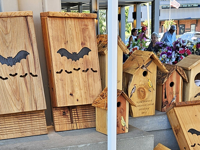 Whimsical bat houses and birdhouses prove that even our winged friends deserve stylish real estate. Functional conservation never looked so charming.