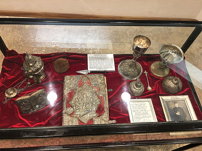 Liturgical treasures that have outlasted empires &ndash; these aren't just functional items but works of art designed when honoring the divine meant using the fancy china.