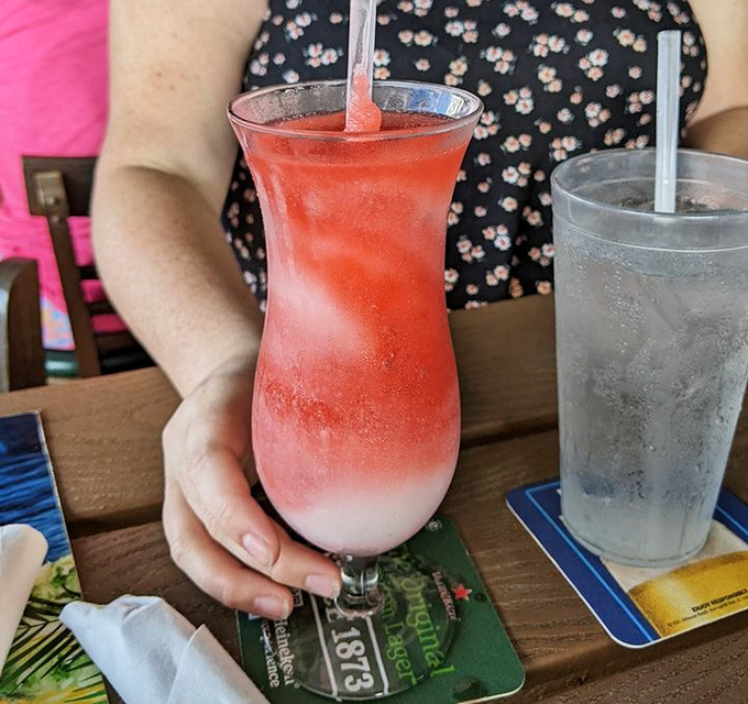 The Miami Vice cocktail &ndash; half pi&ntilde;a colada, half strawberry daiquiri, all Florida &ndash; is basically vacation in a glass, no passport required.