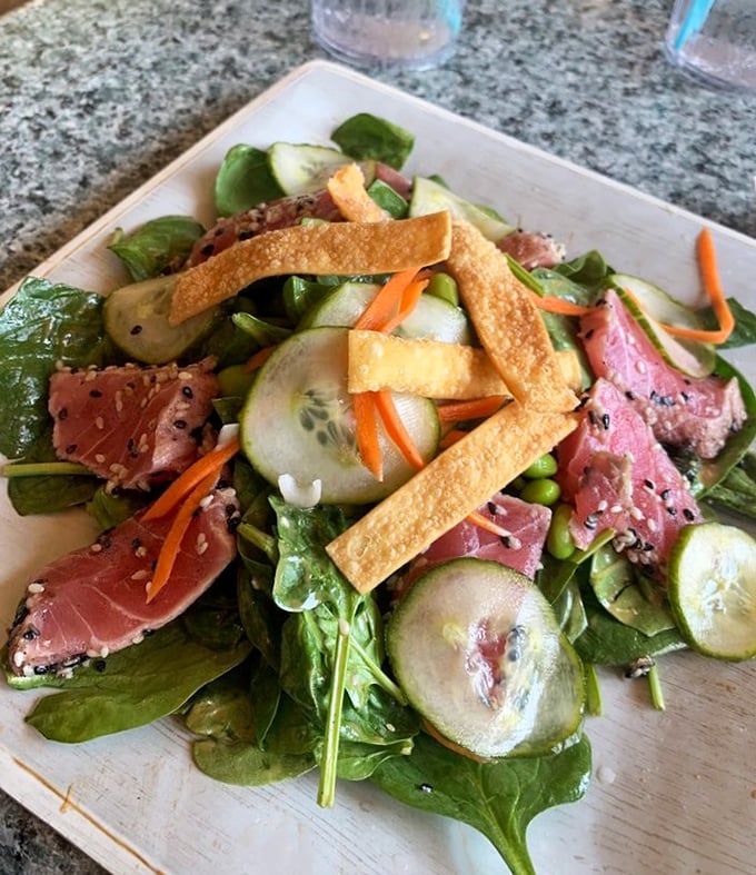 A tuna salad that makes all other salads seem like they're not even trying &ndash; fresh, vibrant, and proof that "health food" can be crave-worthy.