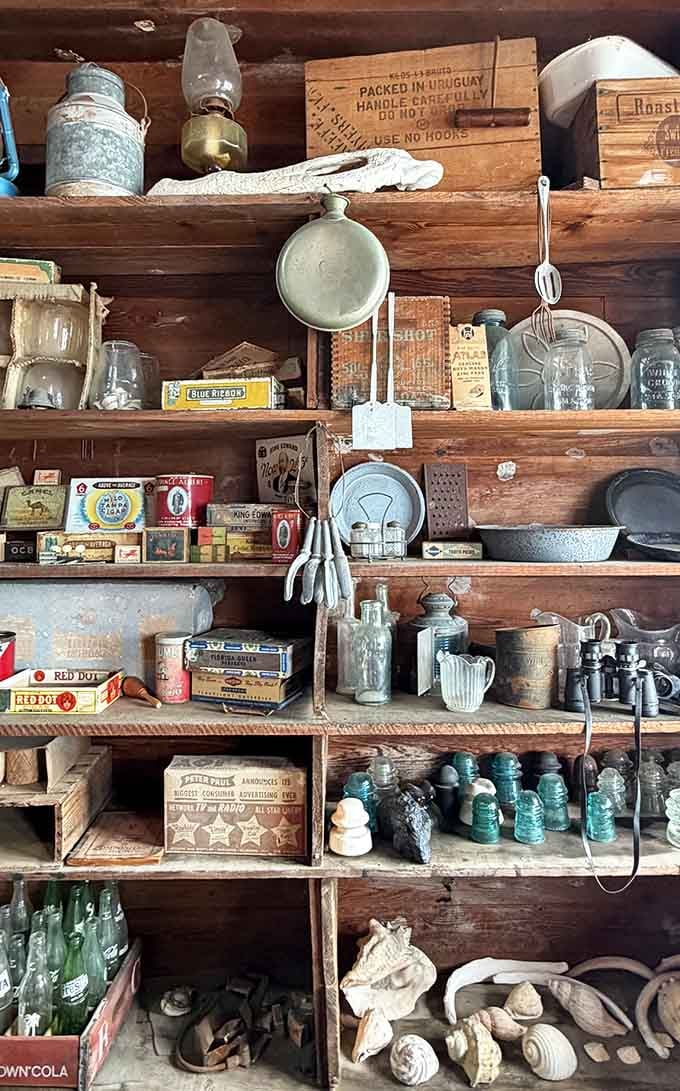 Antique household items remind us that our ancestors earned their rest, unlike us scrolling through phones before bed each night.