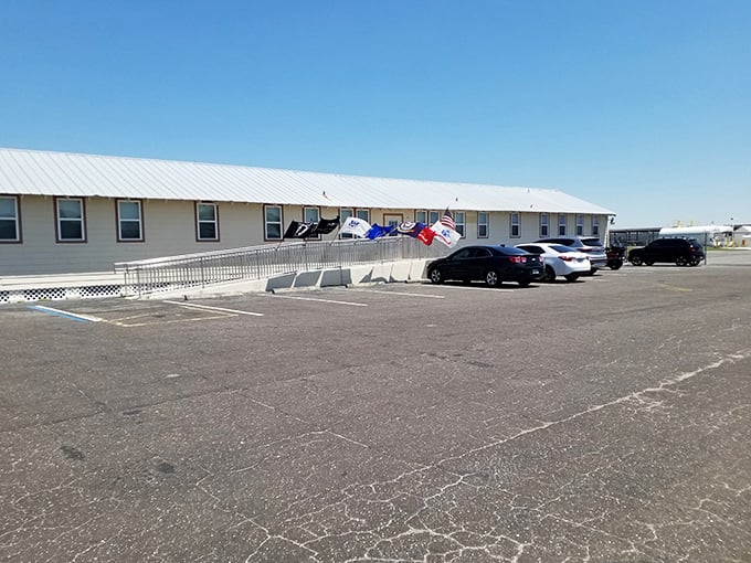 The Zephyrhills Museum preserves local history in this unassuming building, chronicling the town's evolution from military training ground to skydiving mecca.