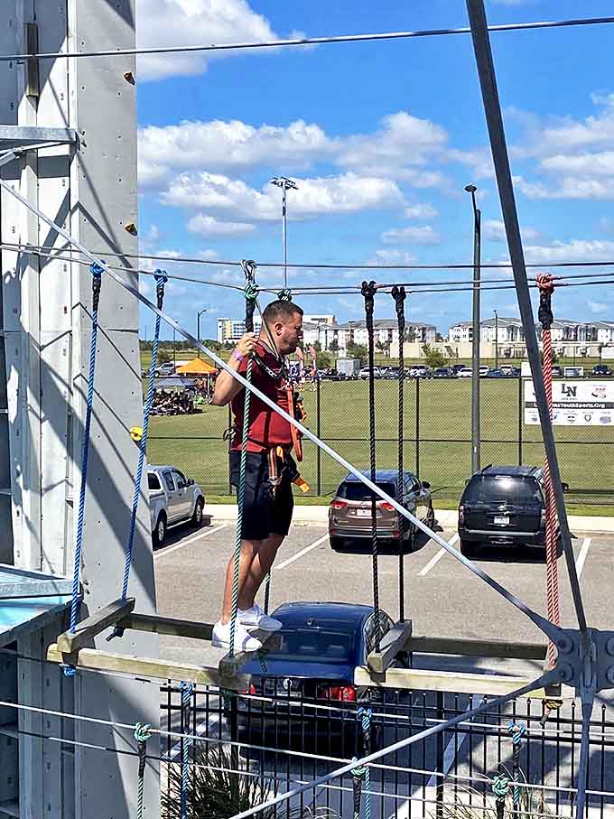 The obstacle course: where corporate executives and kindergarteners face the same challenge, often with similar success rates.