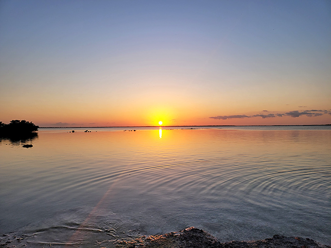 That magical moment when the sun takes its final bow, painting the sky in colors no filter could improve.