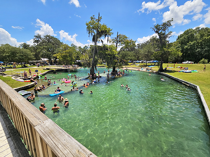 Family memories take shape along these shores, where generations gather to splash in waters that remain 72 degrees year-round.